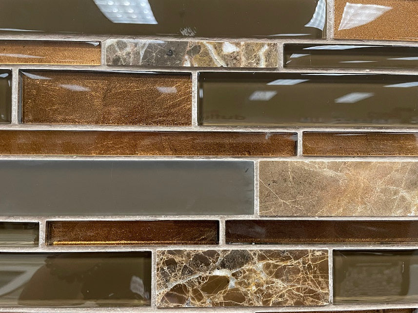 Lustre Bronze Mosaic – Dufferin Tile
